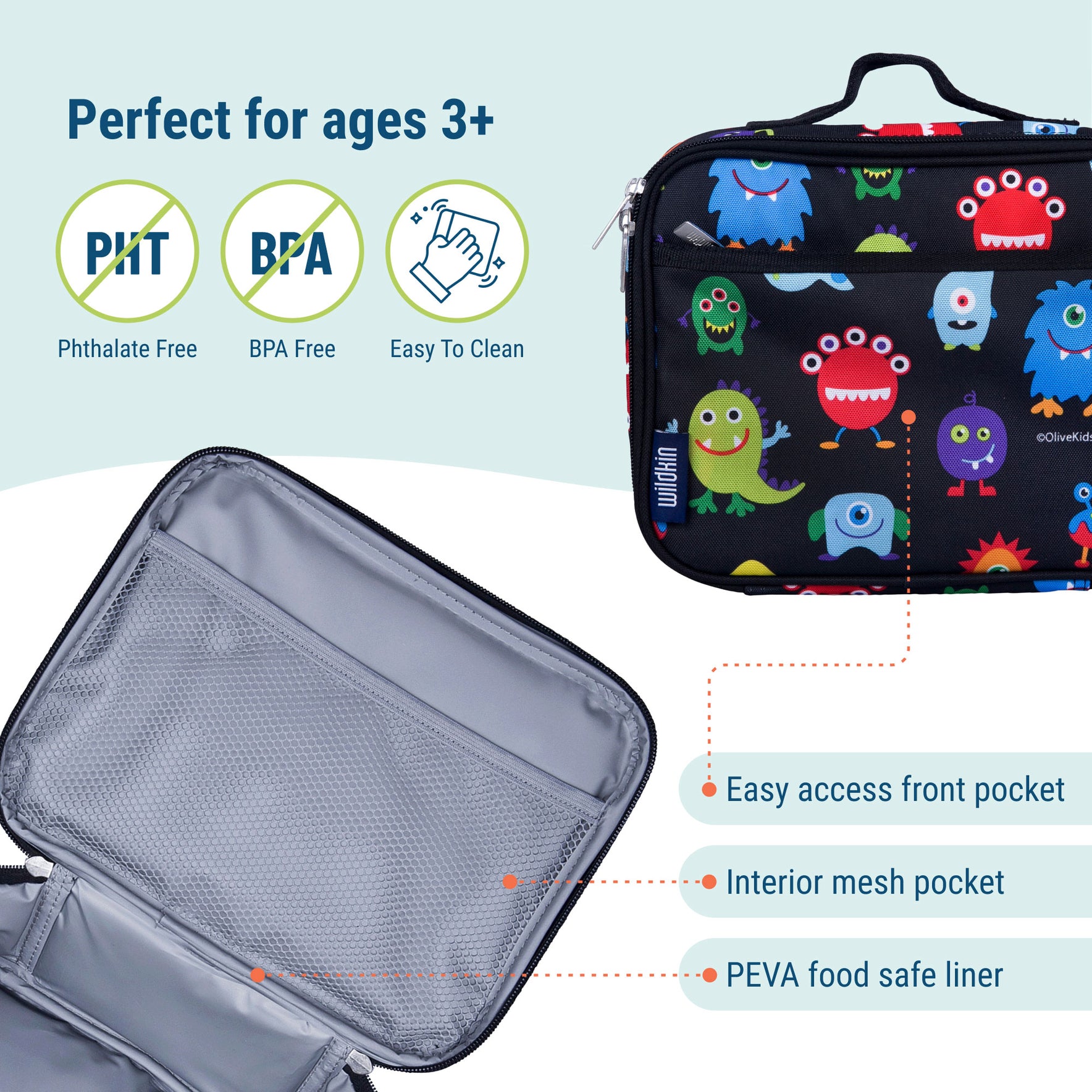 Monsters Lunch Box – Wildkin