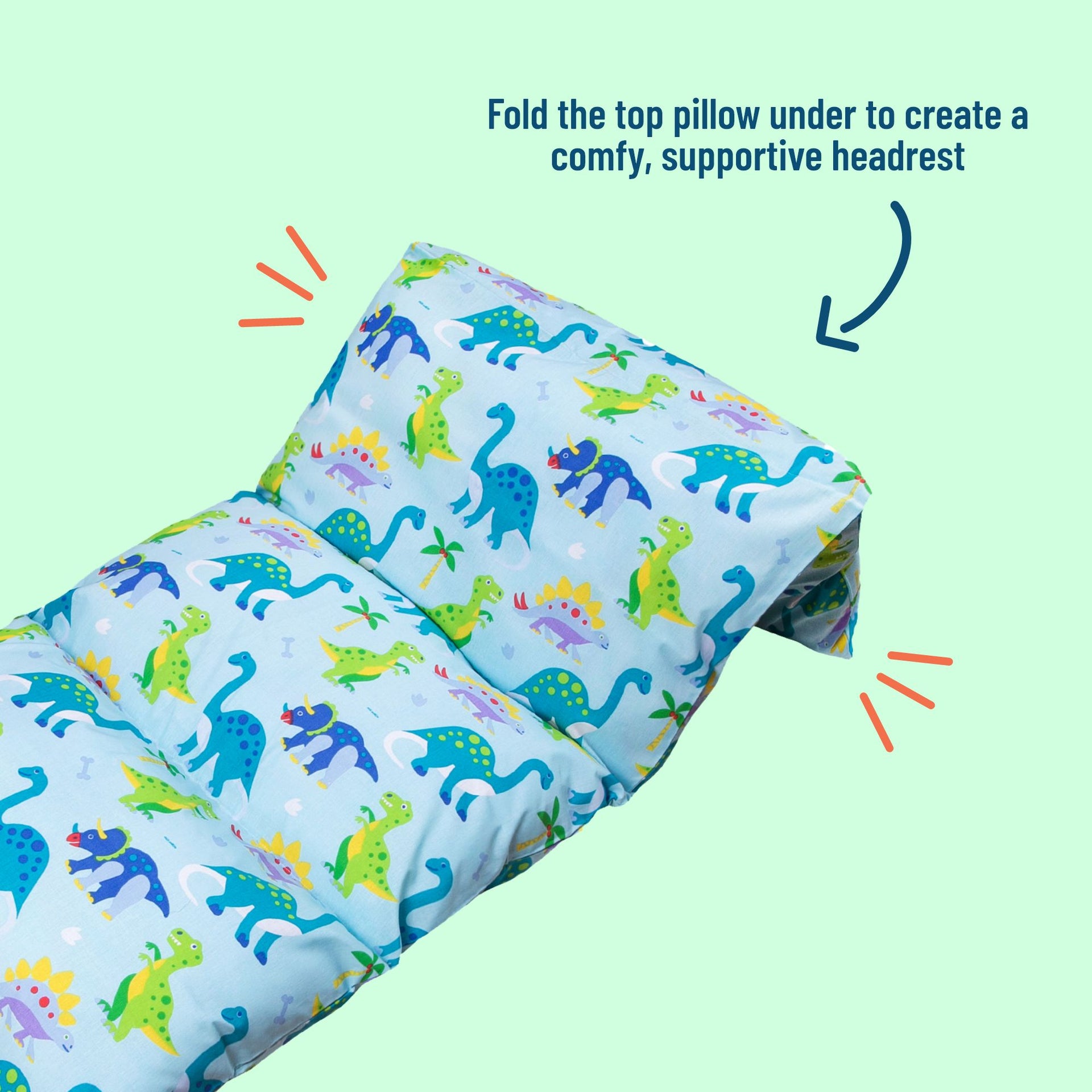 Wildkin Pillow Lounger|Kids Lounge Pillow|Kids Lounger-Dinosaur Land