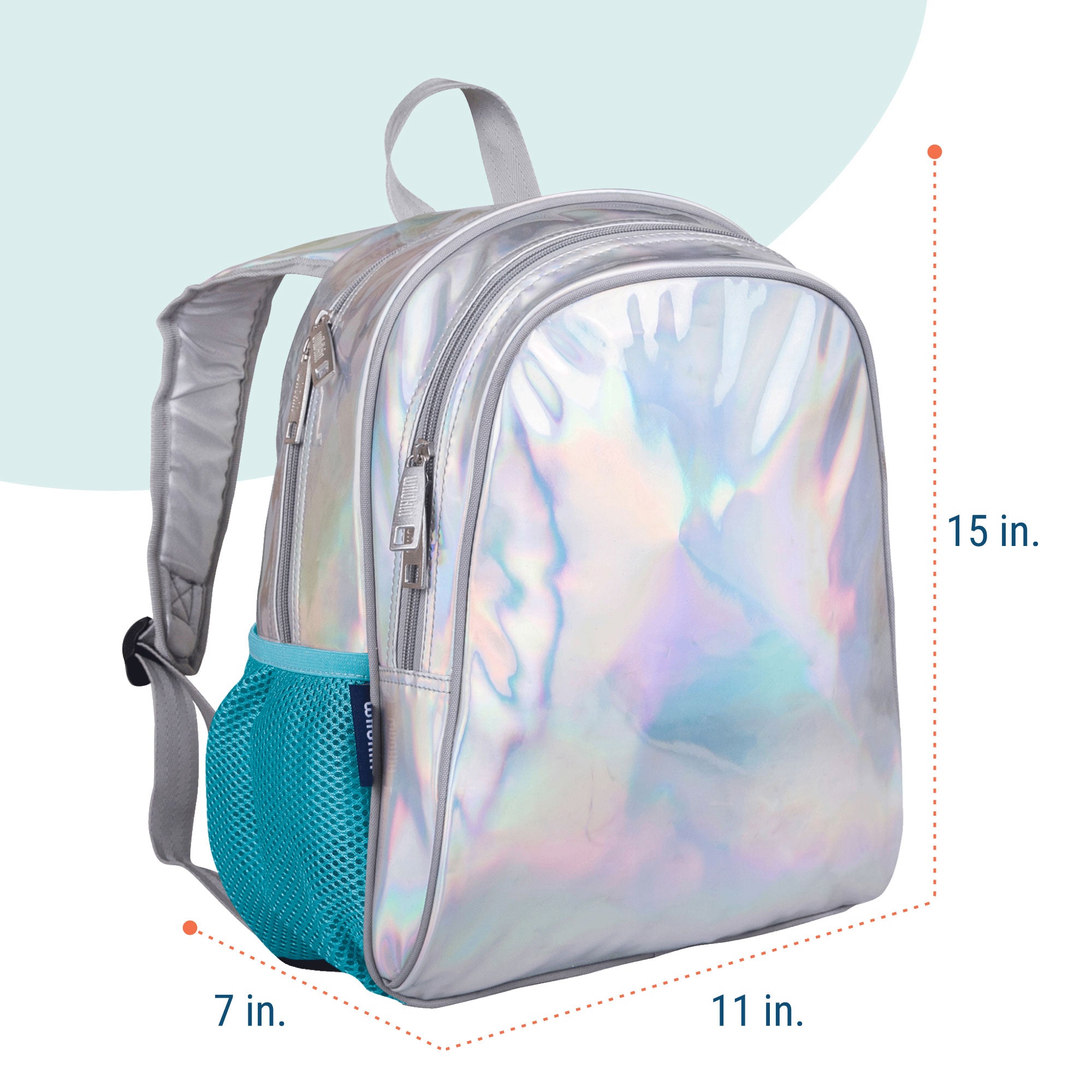 Wildkin 15 Inch Kids Backpack | School Backpacks - Holographic